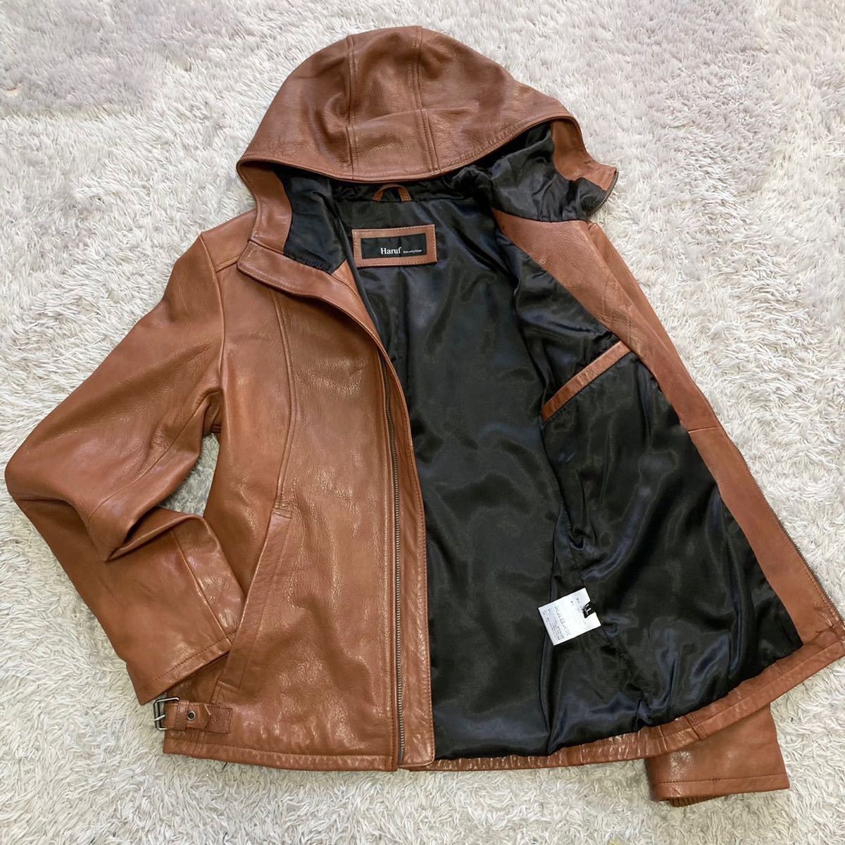 Yahoo!オークション - 極美品 LL Haruf ハルフ ライダース ジャケット ...