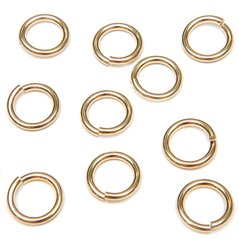 Yahoo!オークション - 14KGF 丸カン 太さ 18GA（1.0mm）×サイズ 7mm【...