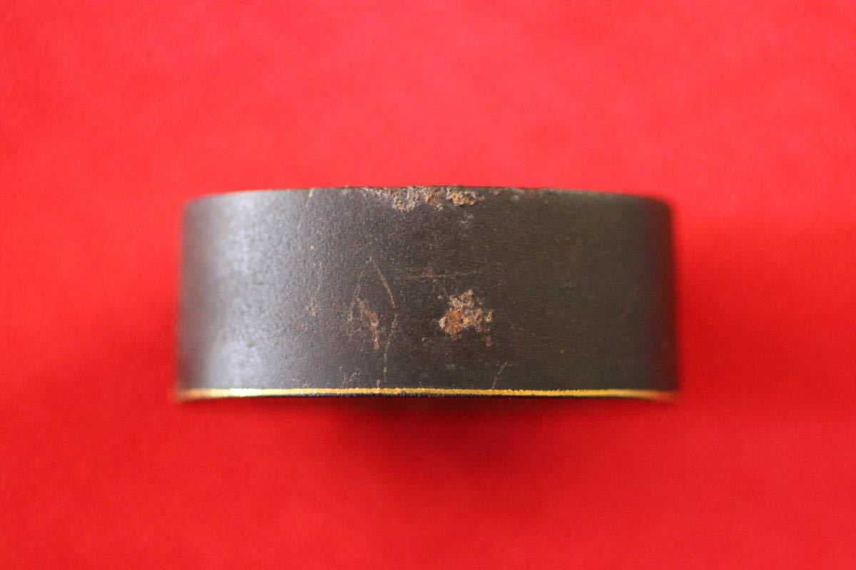 Yahoo!オークション - 275（120）縁金 鉄地 重厚 時代物（刀装具 刀 脇...