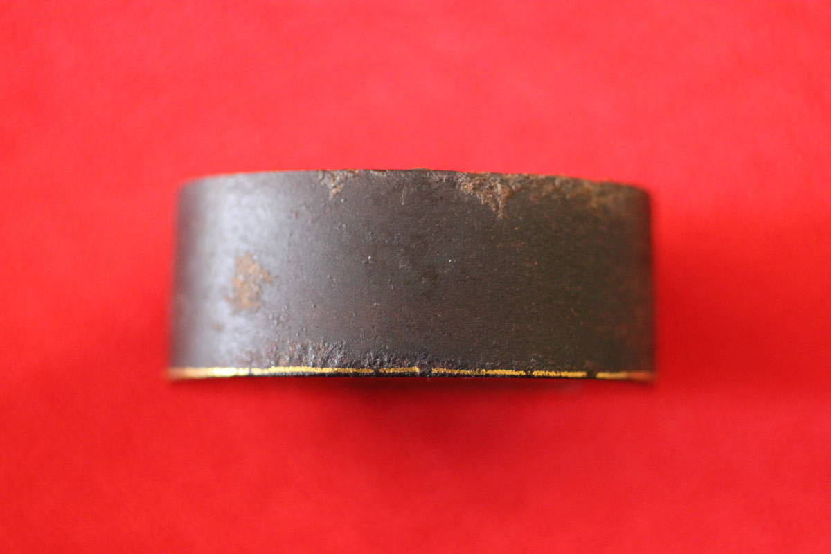 Yahoo!オークション - 275（120）縁金 鉄地 重厚 時代物（刀装具 刀 脇...