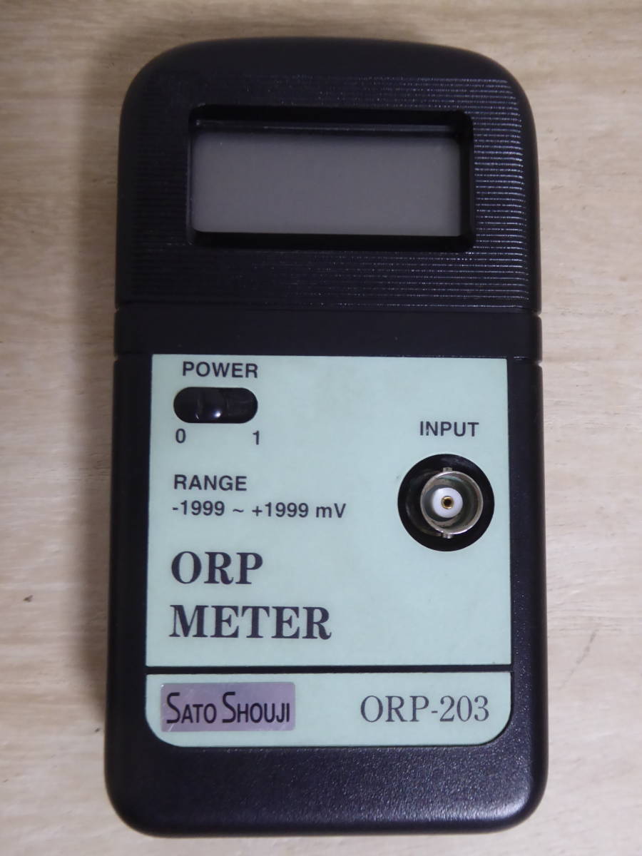 Yahoo!オークション - [m11859y k] ORP-203 酸化還元電位計（ORP計）OR...
