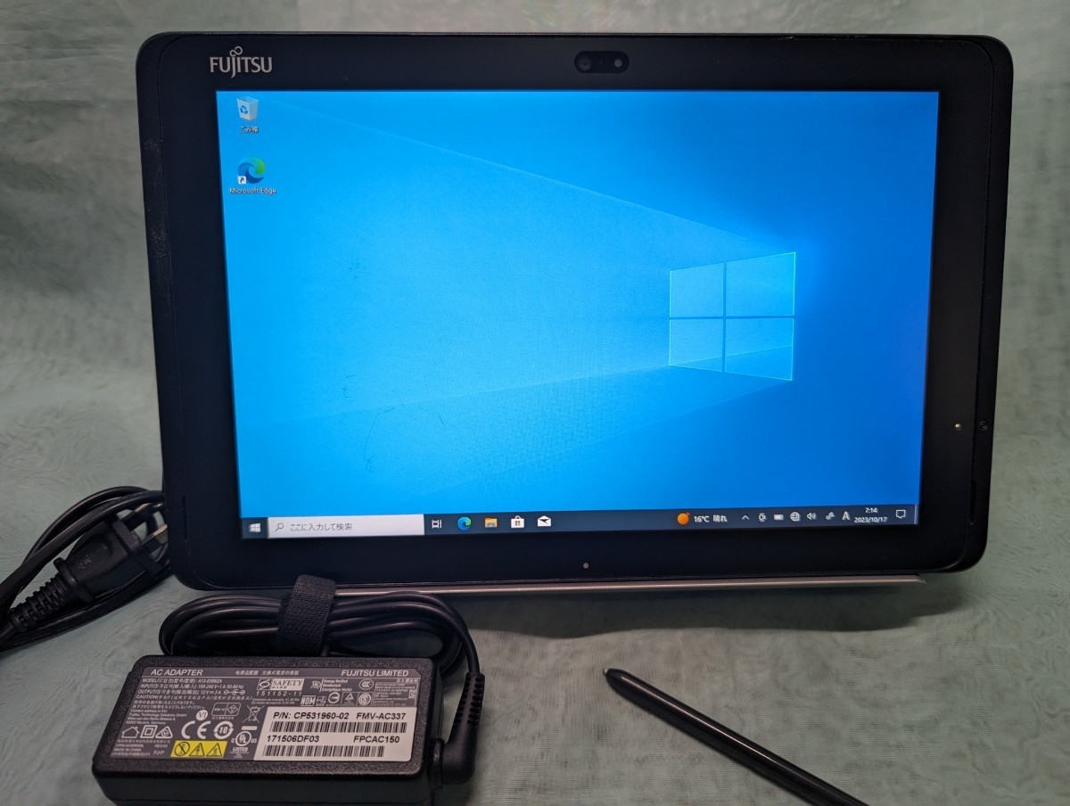 Yahoo!オークション - Fujitsu タブレット-ARROWS Tab Q507 /PE (Win 1...