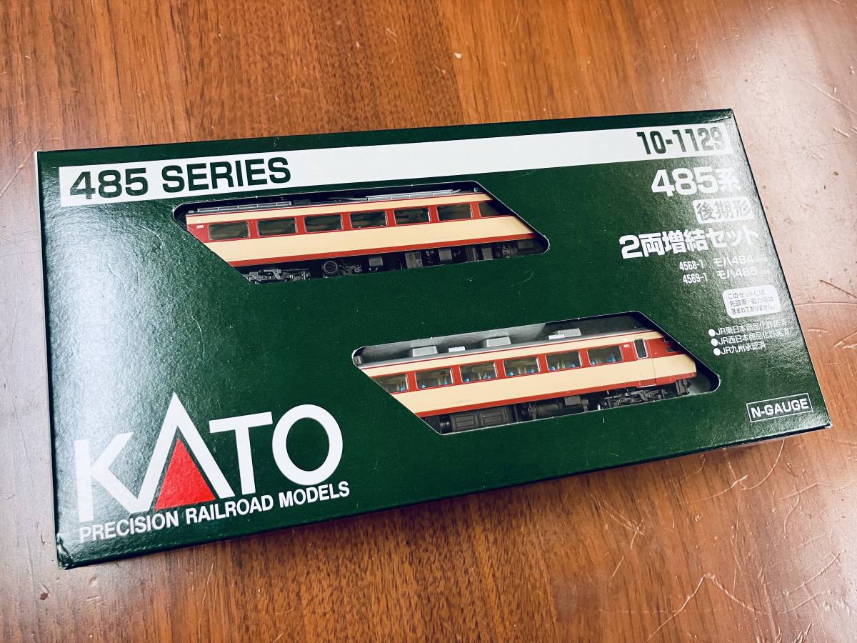 日本代購代標第一品牌【樂淘letao】－R7400A-YP+【コレクション品】未使用 鉄道模型 Nゲージ KATO 10-1129 485系 後期形 2両増結セット モハ484 モハ485