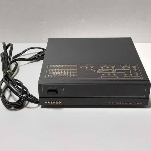 Yahoo!オークション - MASPRO マスプロ 分配器 AUDIO VIDEO SPLITTER V...