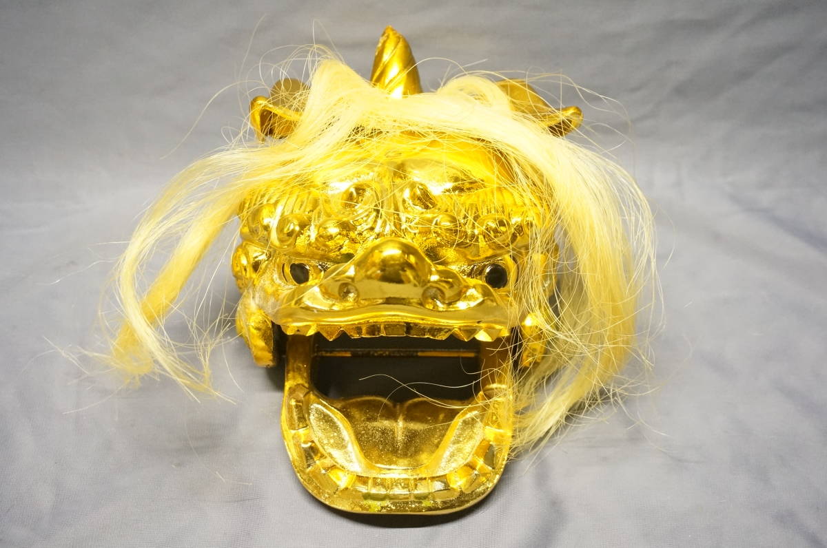 Yahoo!オークション - 獅子頭 合金製 [置物]【デッドストック】C002