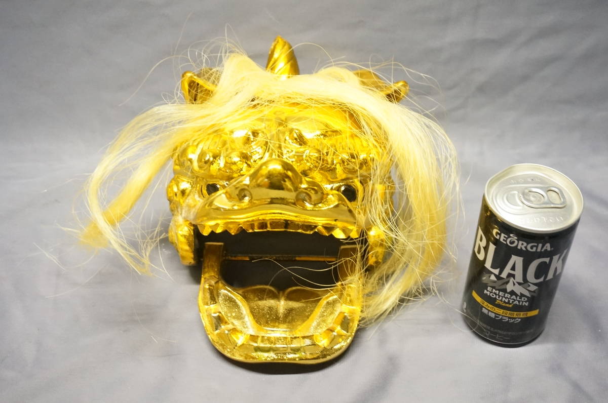 Yahoo!オークション - 獅子頭 合金製 [置物]【デッドストック】C002