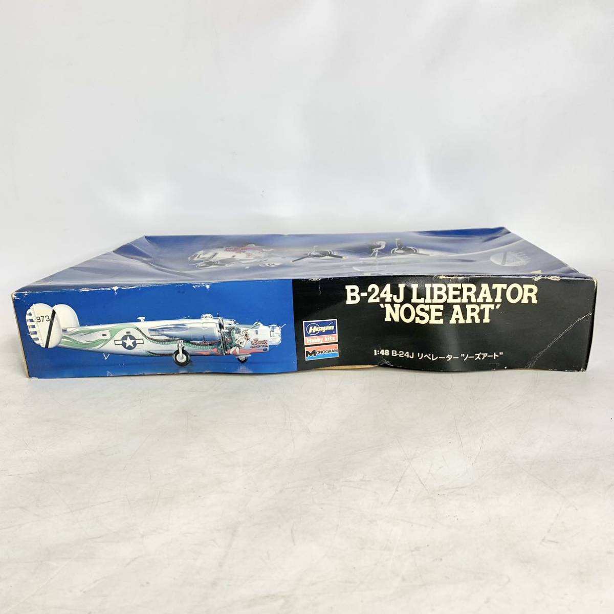 Yahoo!オークション - 未組立 ハセガワ 1/48 B-24J リベレーター ノー...