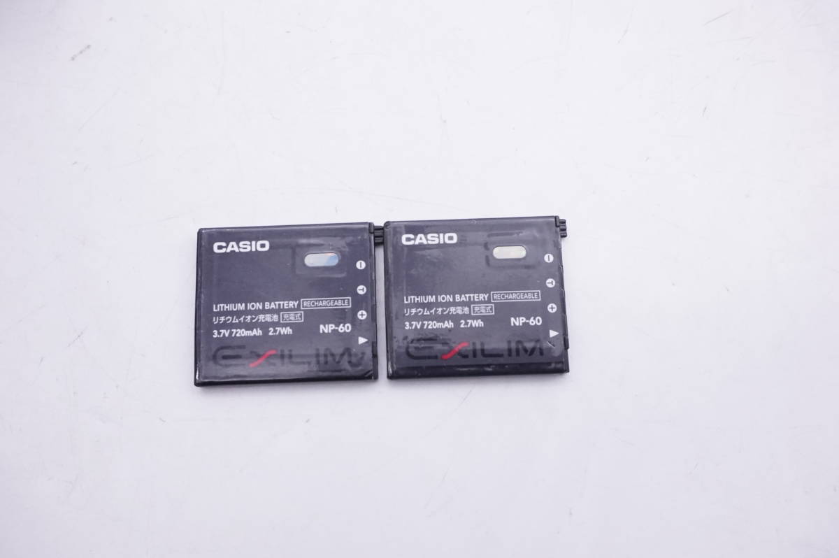 Yahoo!オークション - CASIO NP-60 2個セット 純正品 ① カシオ NP60