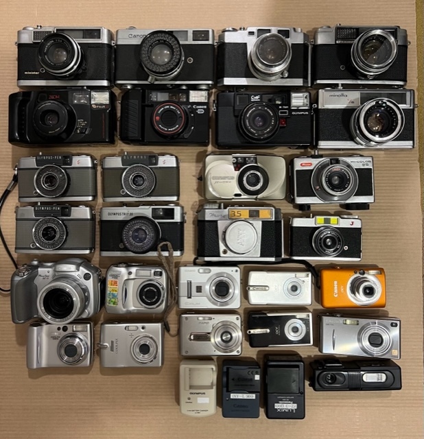 Yahoo!オークション - G「1030A」カメラ・付属品 30点おまとめ OLYMPUS...