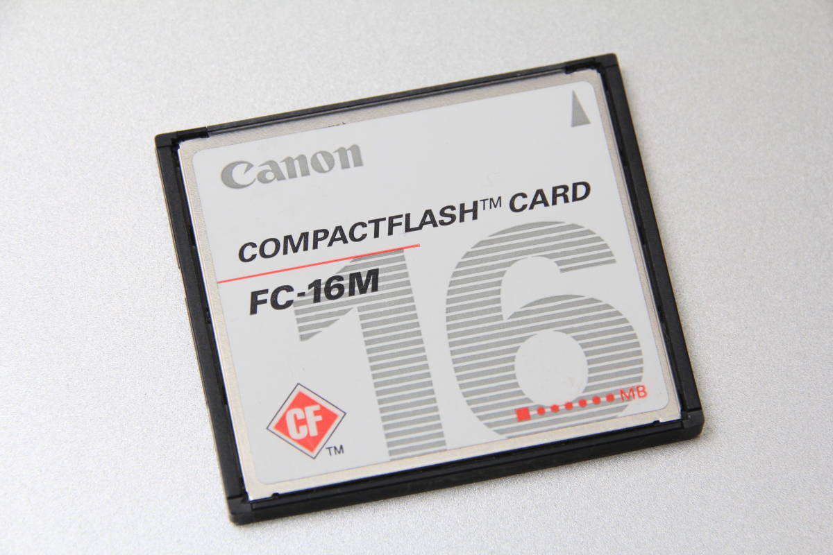 Yahoo!オークション - 16MB CFカード Canon キヤノン コンパクトフラッ...