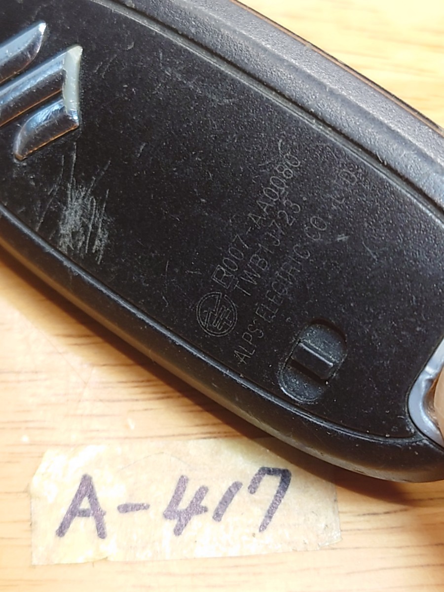 Yahoo!オークション - A-417 スズキ 純正 スマートキー リモコン 4ボタ...
