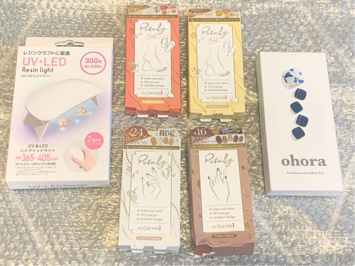 Yahoo!オークション - ペタリーby GelMe1&ohoraジェルシール5点セット...