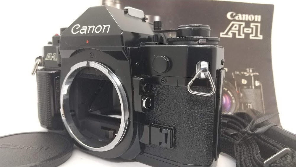 良品 キャノン CANON A-1 ボディ キャップ ストラップ 説明書付 ＃0726-3(キヤノン)｜売買されたオークション情報、yahooの商品情報をアーカイブ公開 - オークファン ...