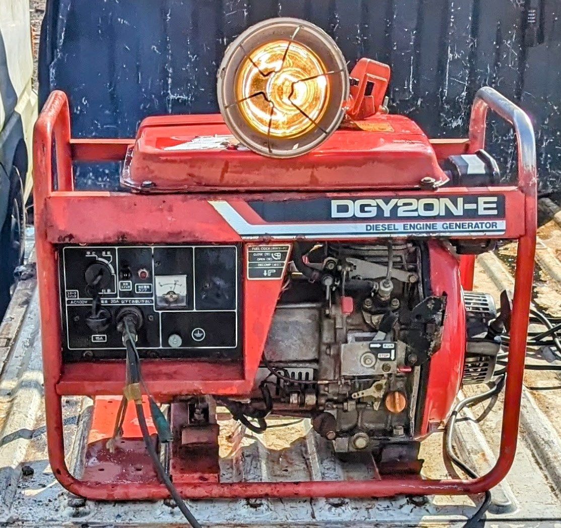 ヤンマーYANMAR ディーゼル 発電機 DGY20N-E(インバーター発電機)｜売買されたオークション情報、yahooの商品情報をアーカイブ公開 - オークファン（aucfan.com）