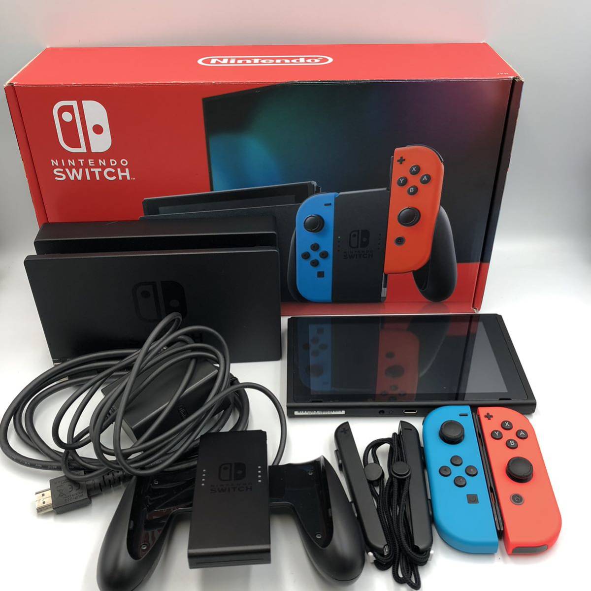 代購代標第一品牌－樂淘letao－10.11MM-D449★ニンテンドースイッチ本体★Nintendo Switch/任天堂/ネオンブルー ネオンレッド/ゲーム機/EA0