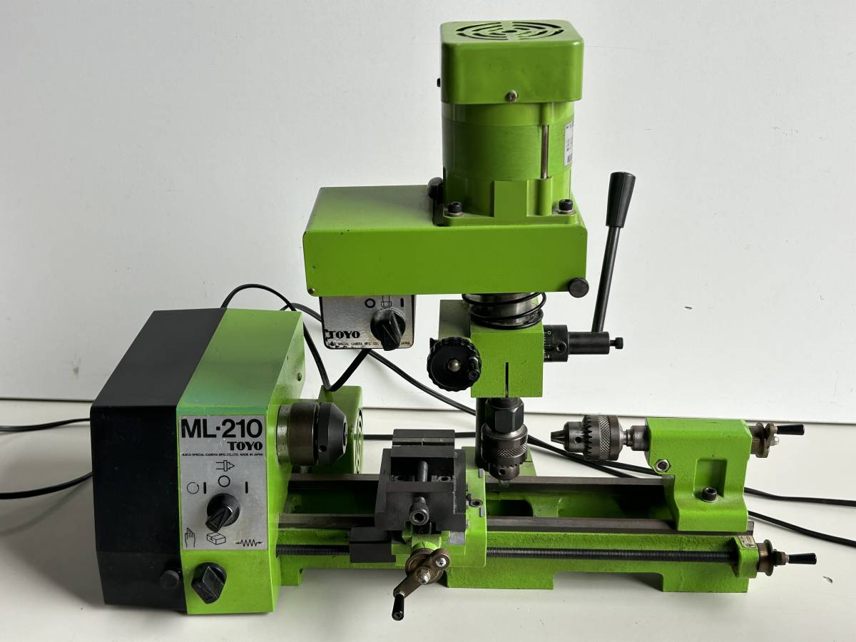 Hj238 TOYO 卓上旋盤 ML-210 サカイマシーン ミニ旋盤 電動工具 動作良好(卓上旋盤)｜売買されたオークション情報、yahooの商品情報をアーカイブ公開 - オークファン ...
