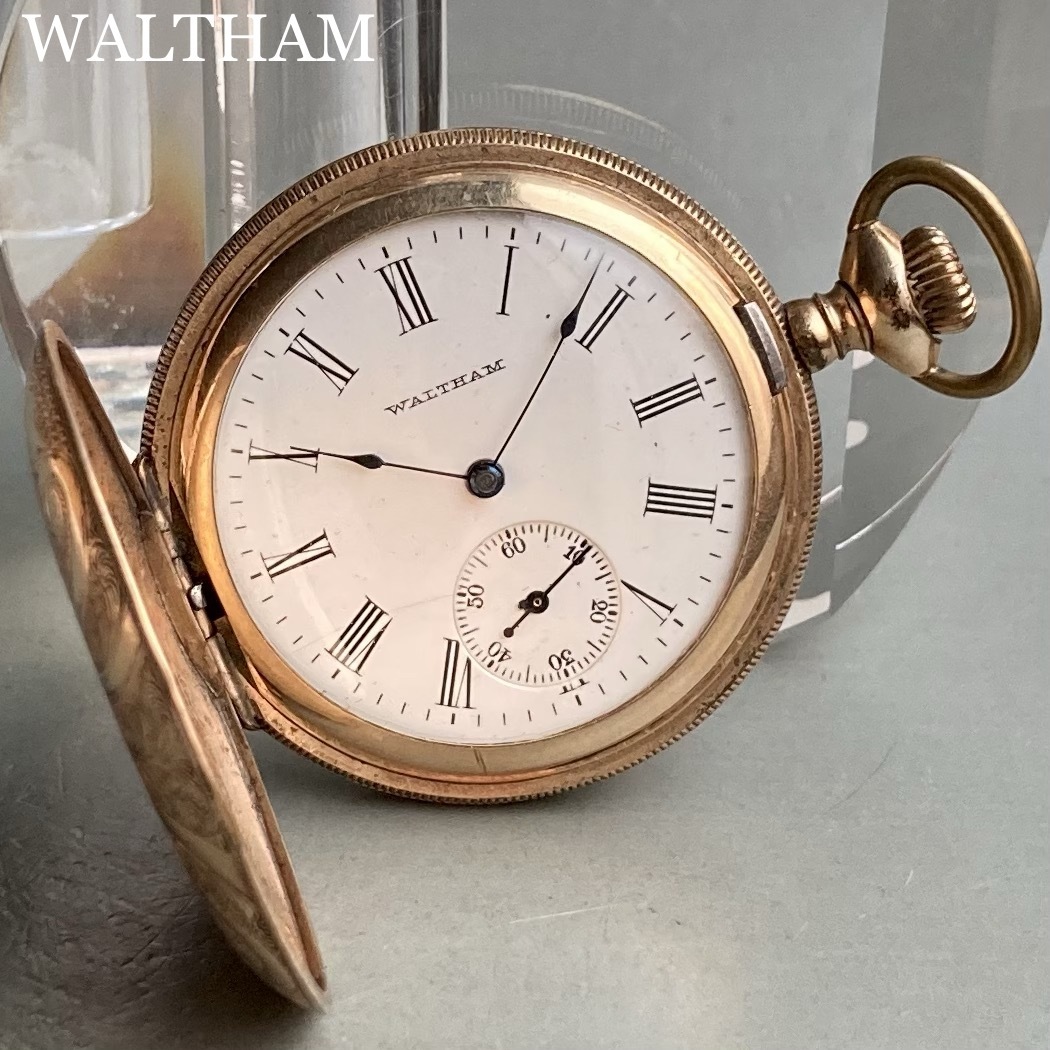 Yahoo!オークション - 【動作品】ウォルサム WALTHAM アンティーク 懐...