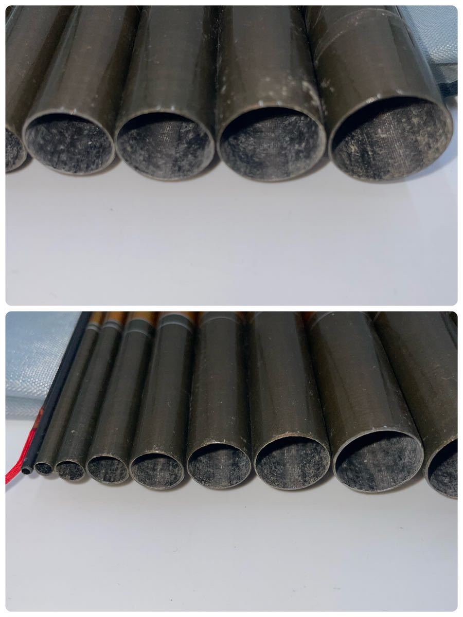 Yahoo!オークション - k452 カーボンロッド 武蔵野 超硬540 カーボン渓...