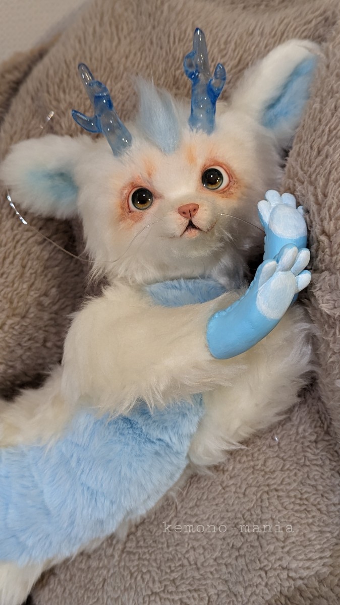 Yahoo!オークション - kemono-mania shiro ハンドメイド アートドール ...