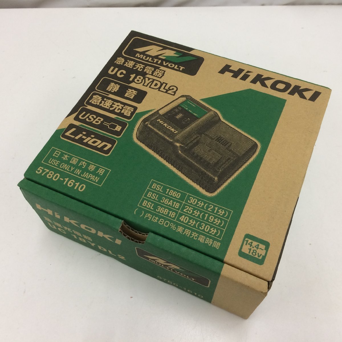 日本代購代標第一品牌【樂淘letao】－f156*80 外箱開封済・未使用 HiKOKI 急速充電器 UC 18YDL2