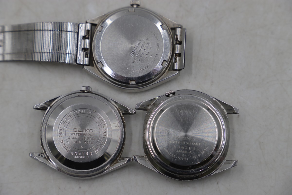 Yahoo!オークション - SEIKO セイコー 7019-7430/5606-7070/5606-8031 ...