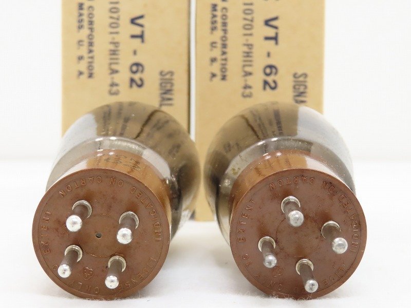 Yahoo!オークション - HYTRON VT-62 真空管 2本 VT62 ハイトロン 0185...