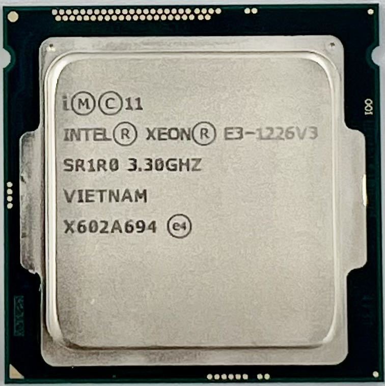 Yahoo!オークション - 動作良好品 Intel Xeon E3-1226 V3 3.30GHz SR1...