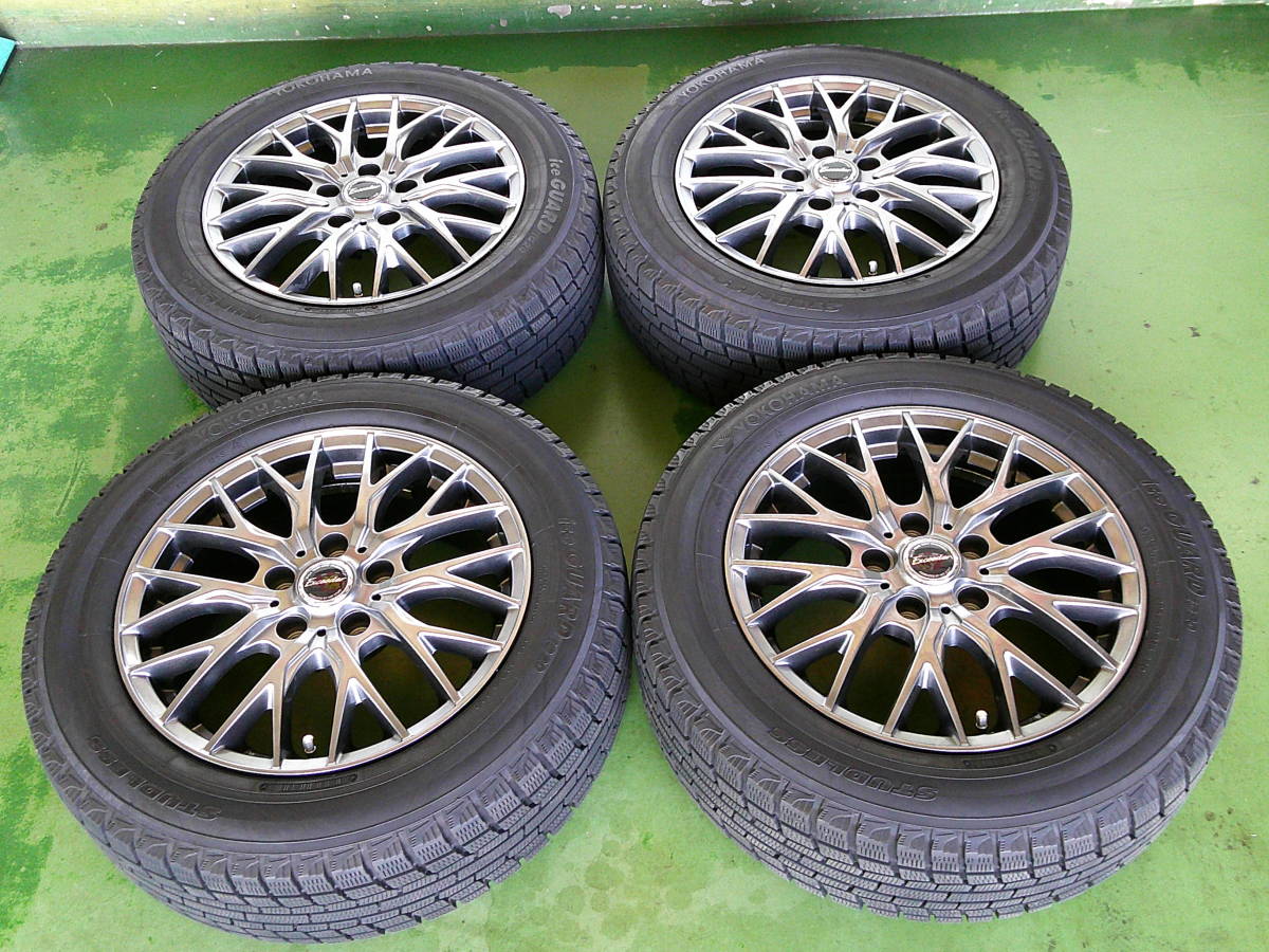 スタッドレス アルミセット 205/60R16 ヨコハマ アイスガードIG20 6.5X16+38/5H114.3 E05 90系ノア ヴォクシー 40系プリウスα(スタッドレスタイヤ)｜売買 ...
