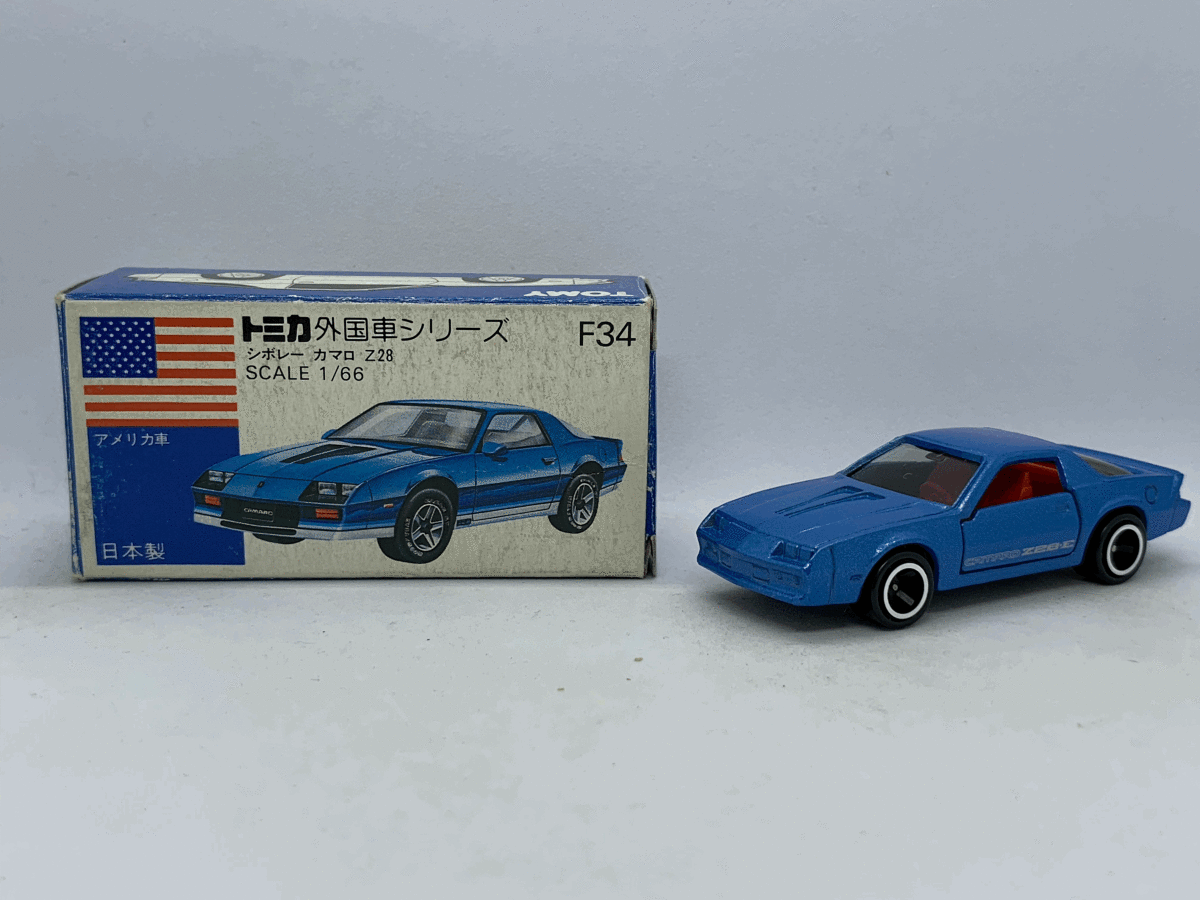 Yahoo!オークション - トミカ 青箱 No.F34 シボレー カマロ Z28
