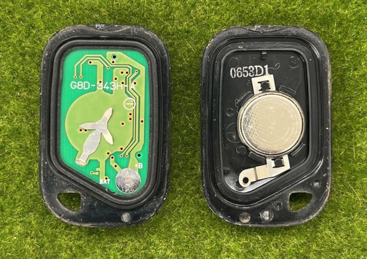 Yahoo!オークション - ホンダ 純正キーレス G8D-343H-A 1ボタン バモス...