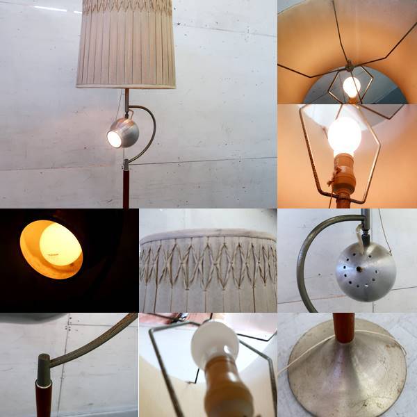 Yahoo!オークション - P127 USA製/アメリカンヴィンテージ 2灯フロア...