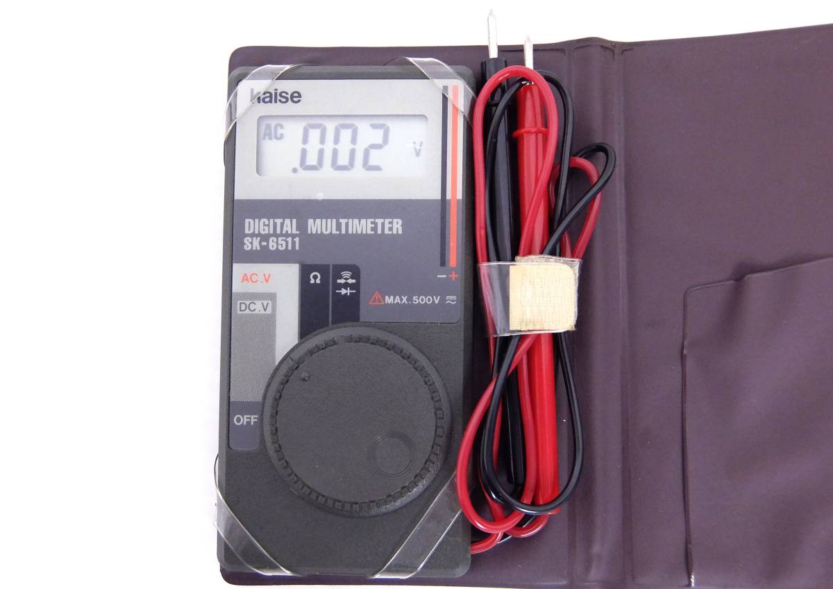 Yahoo!オークション - 通電確認 kaise カイセ SK-6511 デジタル マルチ...
