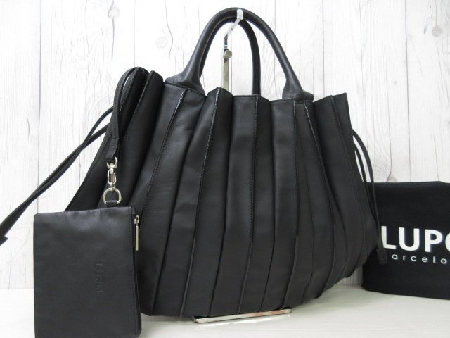 Yahoo!オークション - 極美品 LUPO ルポ トートバッグ ハンドバッグ バ...