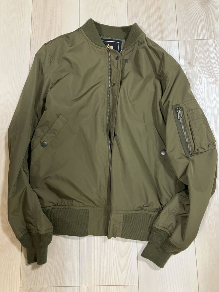 Yahoo!オークション - ALPHA フライトジャケット MA1カーキ アーバンリ...