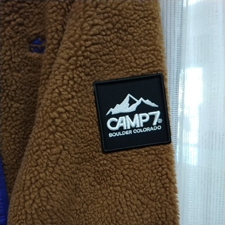 Yahoo!オークション - CAMP7 フリースジャケット ボア ブラウン /パー...