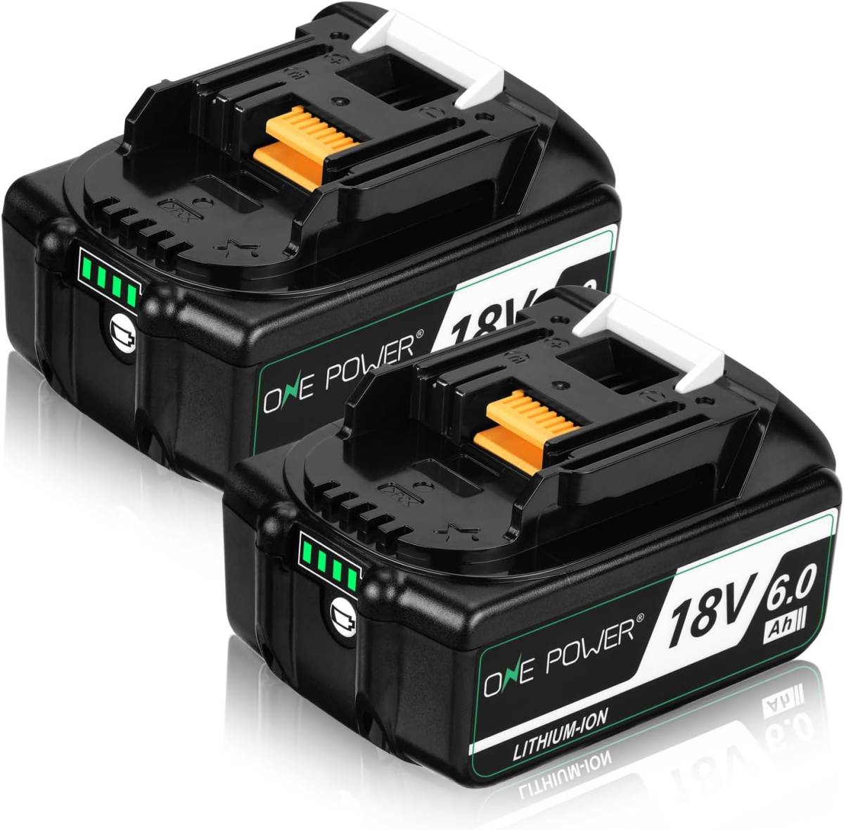 Yahoo!オークション - OnePower.マキタ 18V バッテリー 6.0Ah 互換 BL1...