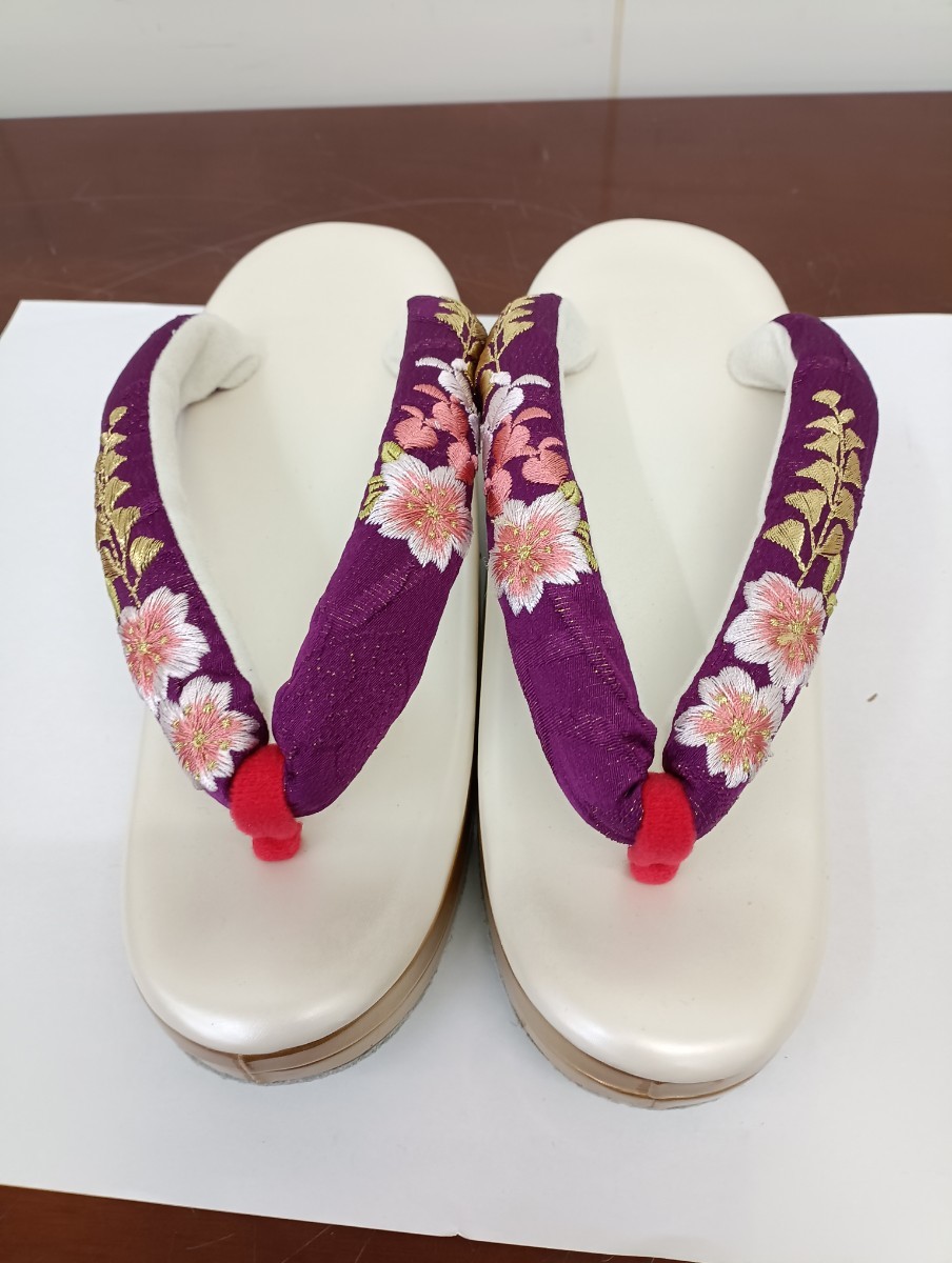 Yahoo!オークション - 8-11-3-10 草履 振袖 厚底 ハイヒール草履 長さ2...