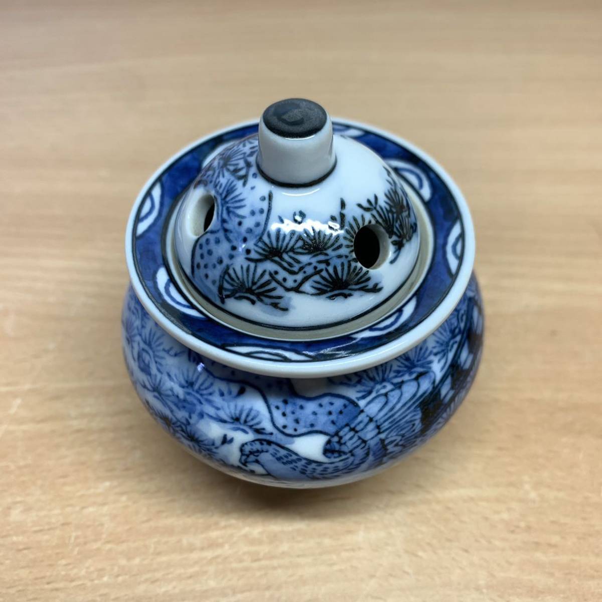 Yahoo オークション 九谷 香炉 万象 染付 香道具 茶道具 古美術