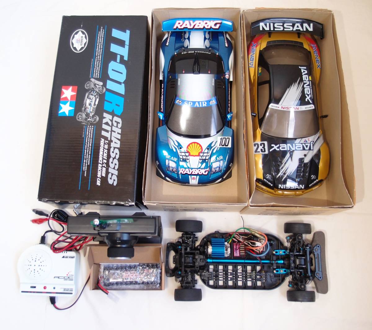 Yahoo!オークション - タミヤ ラジコン TT-01R NISMO GT-R ・ NSX 2004...