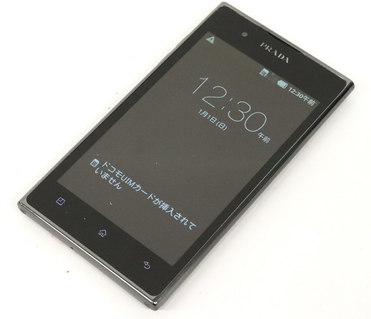 Yahoo!オークション - PRADA phone docomo スマートフォン L-02D SIMな...