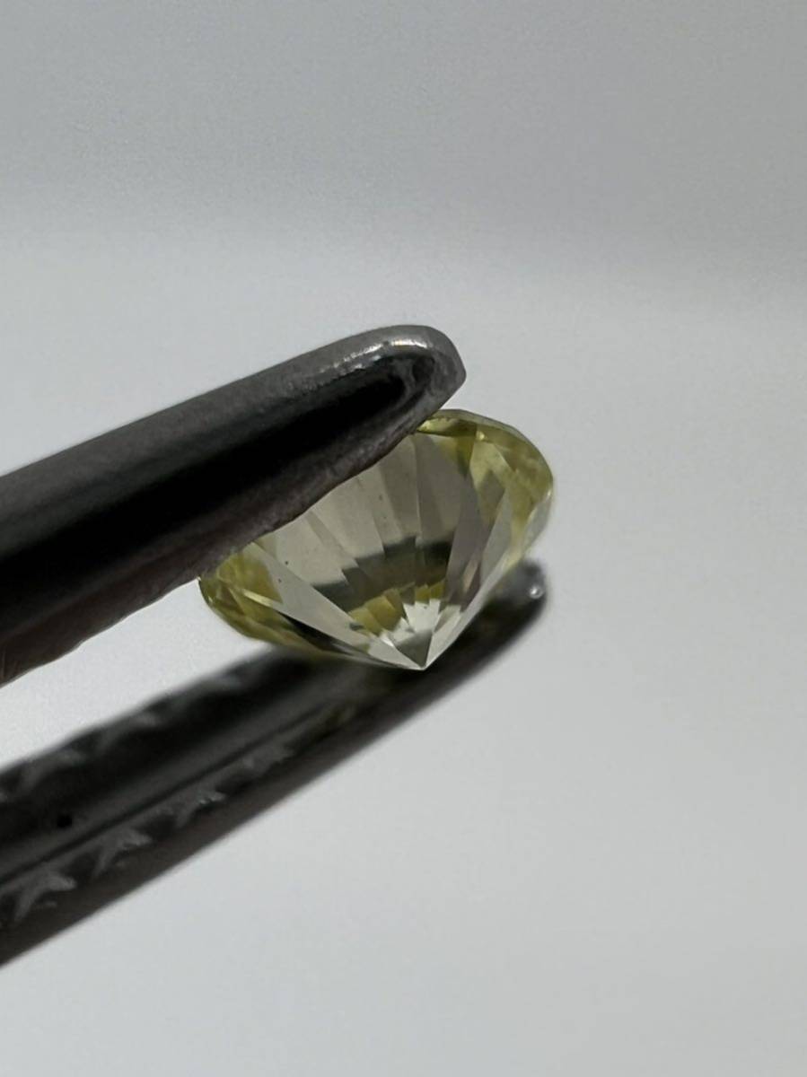 Yahoo!オークション - G2 0.138ct Very Light YeIIow VS-1 GOOD 天然 ...