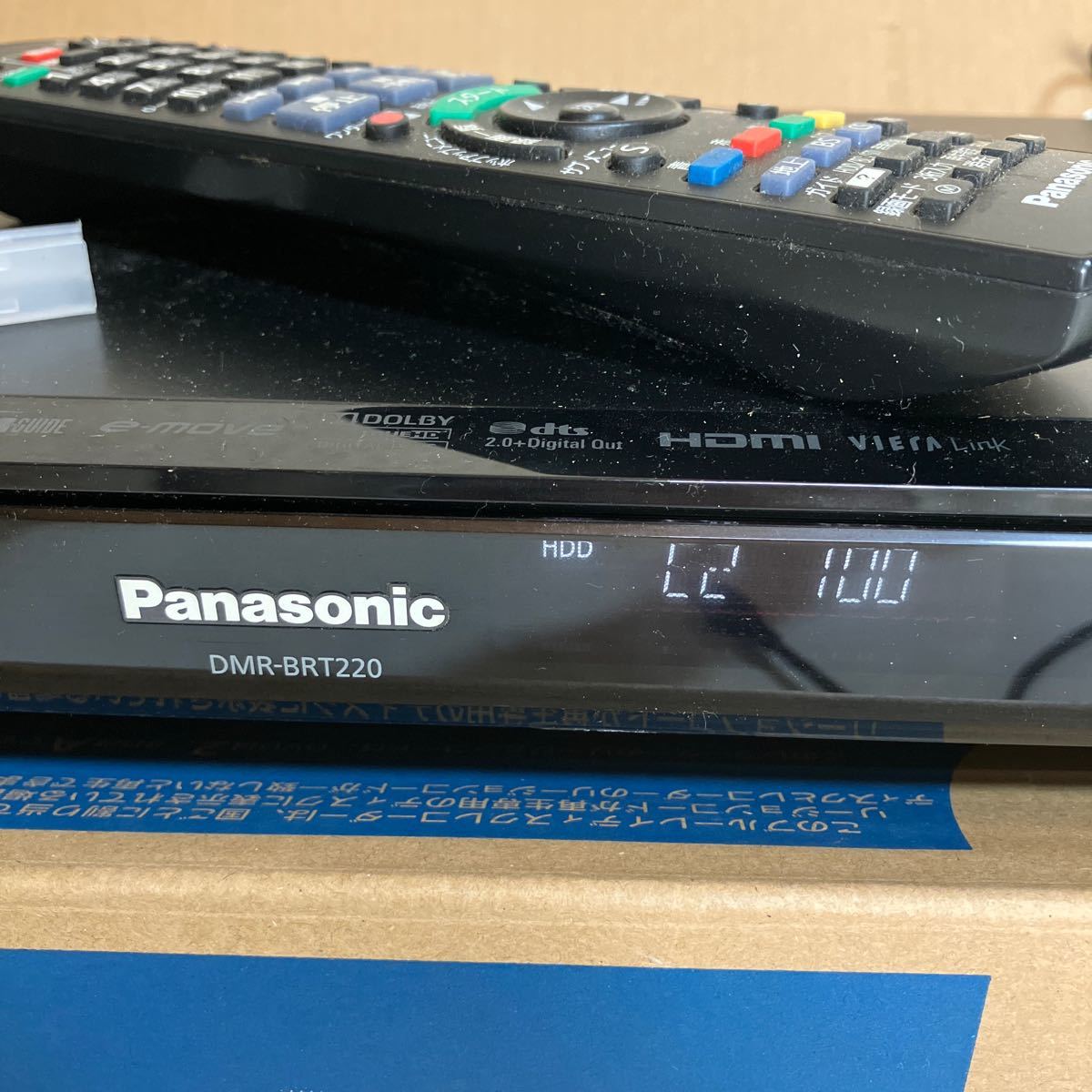 Yahoo!オークション - Panasonic パナソニック DMR-BRT220 HDD/DVD/ブ...