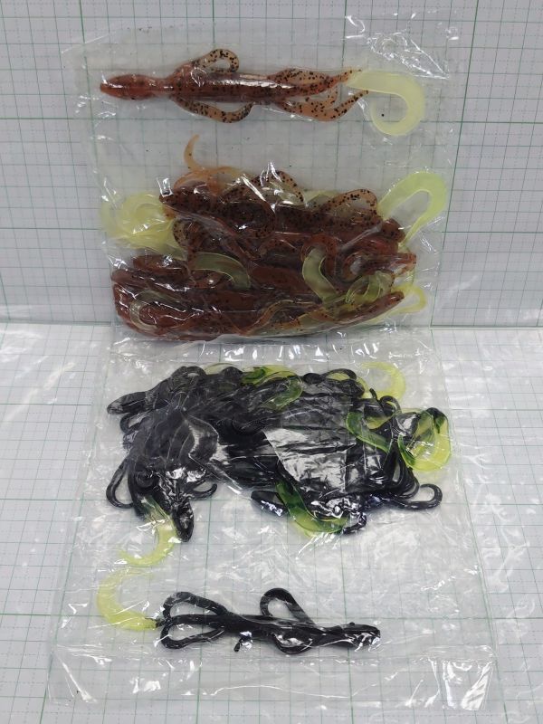 Yahoo!オークション - N2006) リザード 20本以上 ワーム 詳細不明
