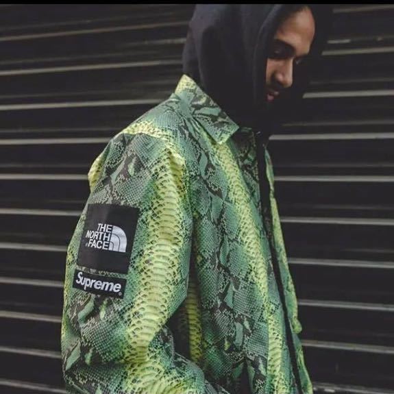 Supreme North Face Snakeskin Taped Seam Coaches Jacket Supreme North Face Snakeskin Taped Seam Coaches Jacket