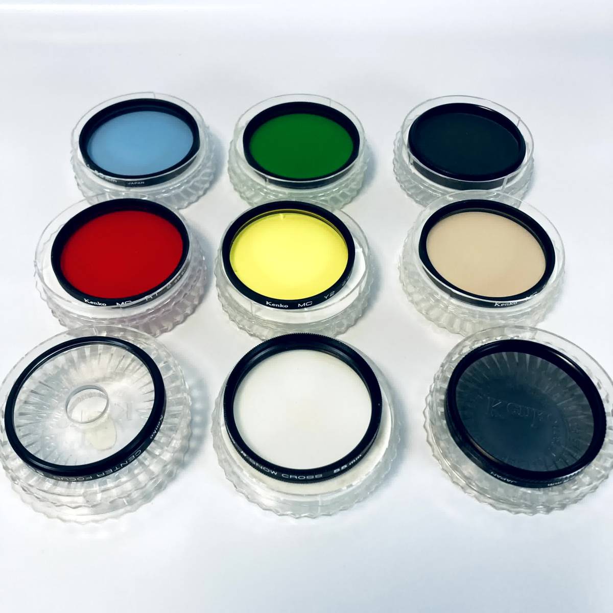 極上 KENKO カラーフィルターセット MC PL R-snow center focus 9点 55mm(カラー)｜売買されたオークション情報、yahooの商品情報をアーカイブ公開 ...