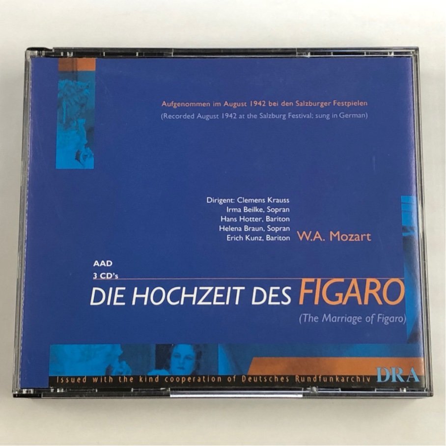 Yahoo!オークション - モーツァルト フィガロの結婚 C・クラウス VPO ...