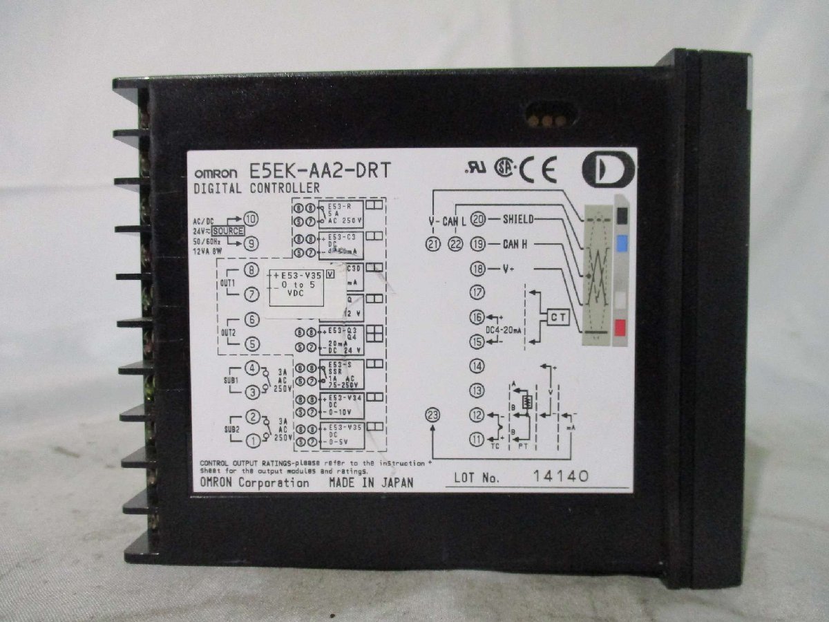 Yahoo!オークション - 中古 OMRON E5EK-AA2-DRT デジタル指示温度調節...