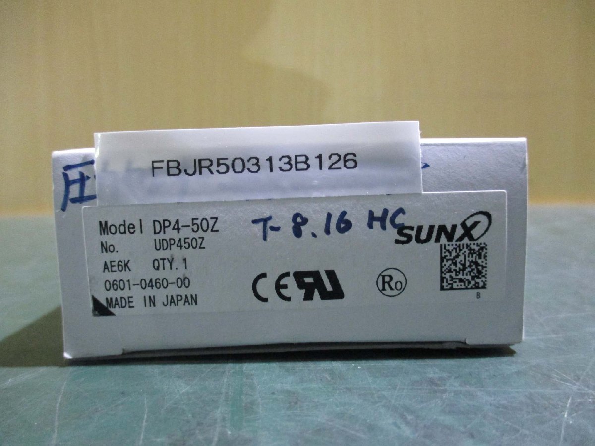 Yahoo!オークション - 新古 SUNX DP4-50Z デジタル圧力計(FBJR50313B12...