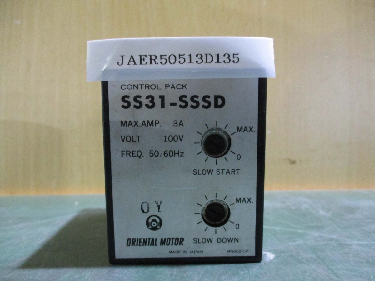Yahoo!オークション - 中古 Oriental Motor Control Pack SS31-SSSD 送...