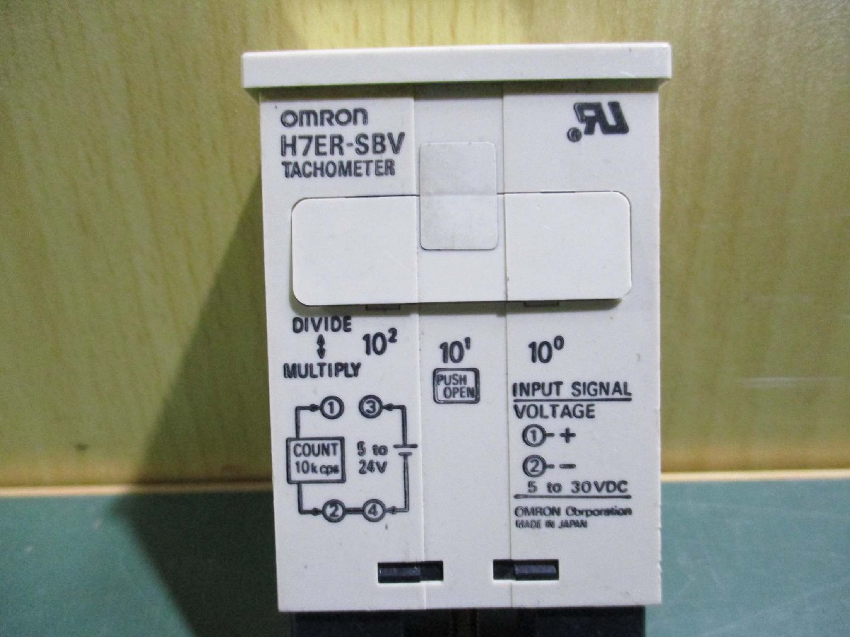 Yahoo!オークション - 中古 OMRON TACHOMETER H7ER-SBV タコメーター ...
